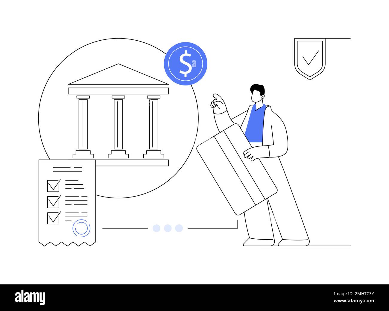 Banking operations abstract concept vector illustration Stock Vector ...