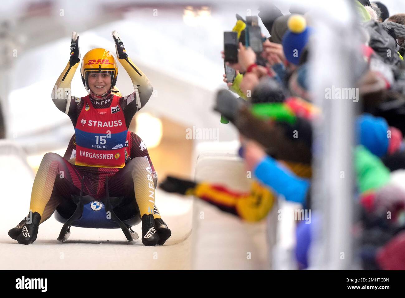 Jessia Degenhardt and Cheyenne Rosenthal of Germany celebrate at the ...