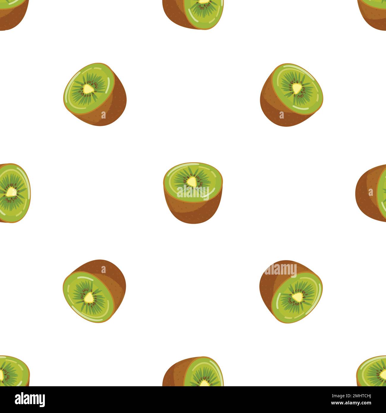 Half kiwi pattern seamless vector Stock Vector Image & Art - Alamy