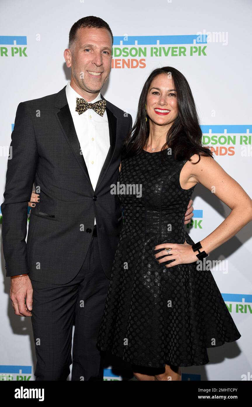 Scott Lawin and Mia Lawin attend the annual Hudson River Park Gala at ...