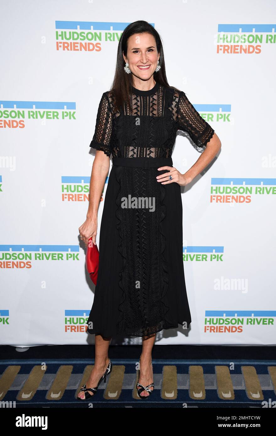 Auctioneer Lydia Fenet attends the annual Hudson River Park Gala at ...