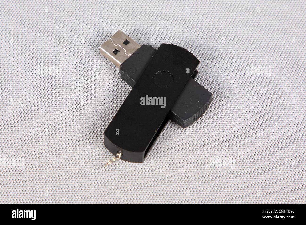 black usb flash drive open on the white background Stock Photo - Alamy