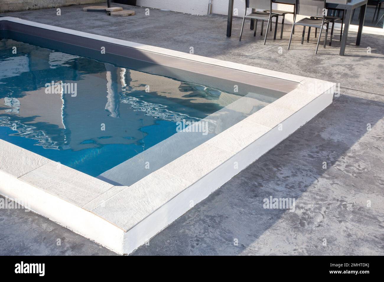 Borders Cement On Pools