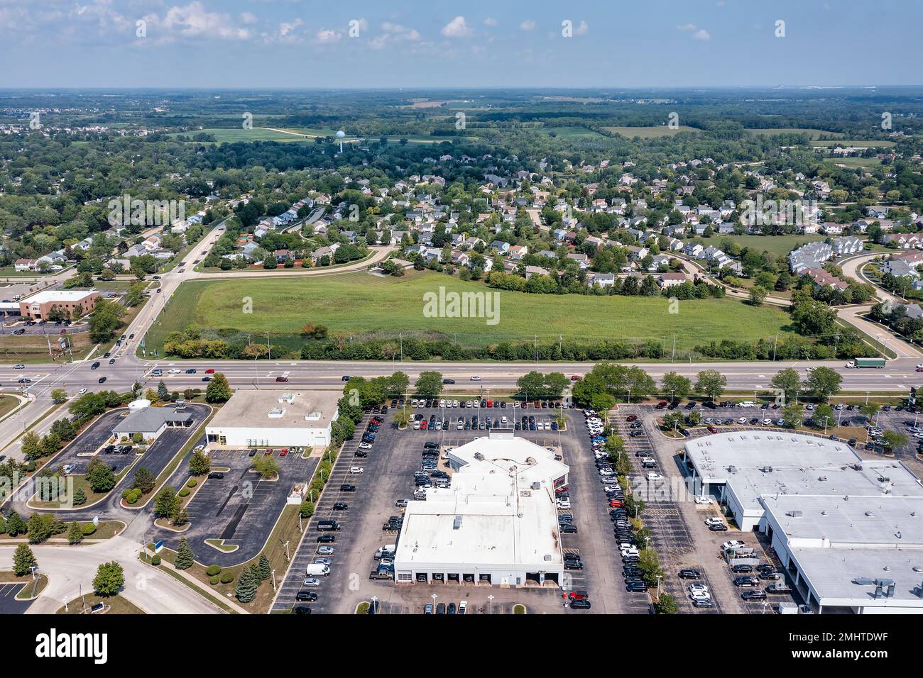 Housing plot aerial hi-res stock photography and images - Alamy Housing plot aerial hi-res stock photography and images - Alamy