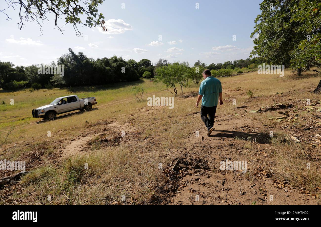 Heath Frantzen walk on his property near the site of a proposed new ...