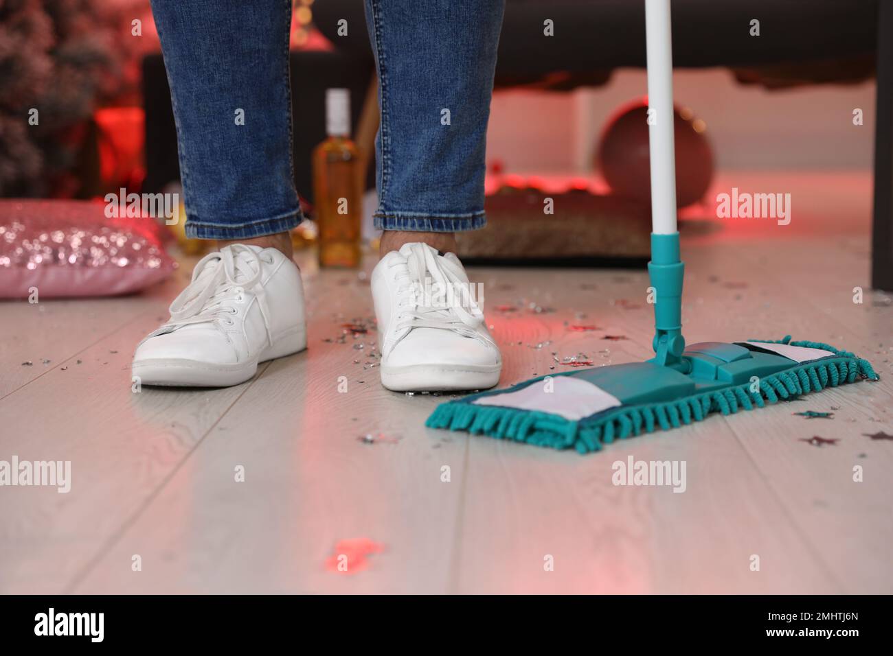 Messy Clean Up Floor