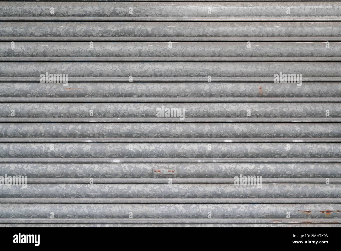 Background old pattern of grey steel shuttle rolling shutter metal gate ...