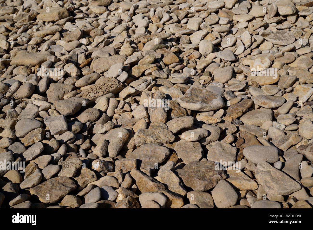 abstract background with many small stone pebble rock wallpaper Stock ...