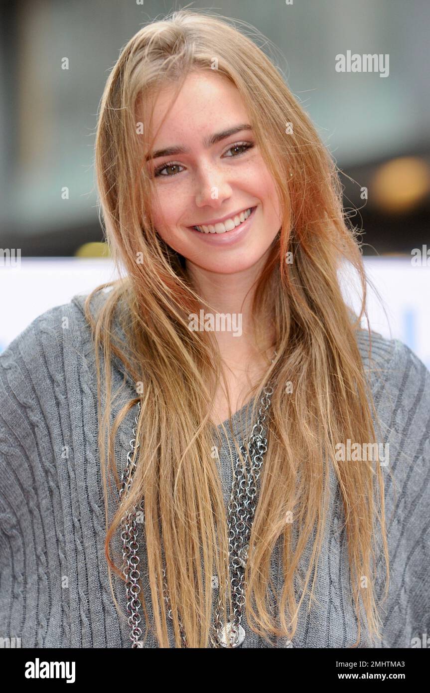 Lily Collins Blonde