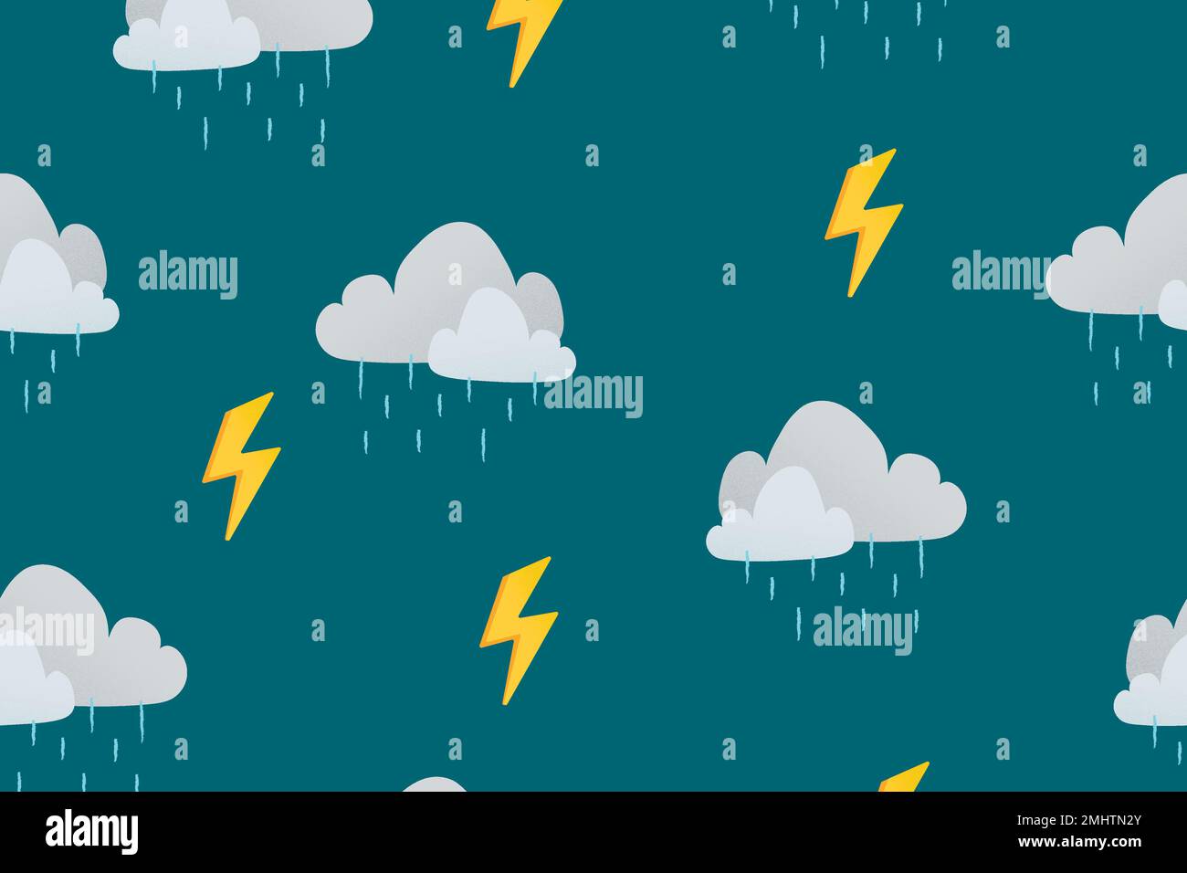 Desktop wallpaper, cute weather pattern rainy cloud vector illustration ...