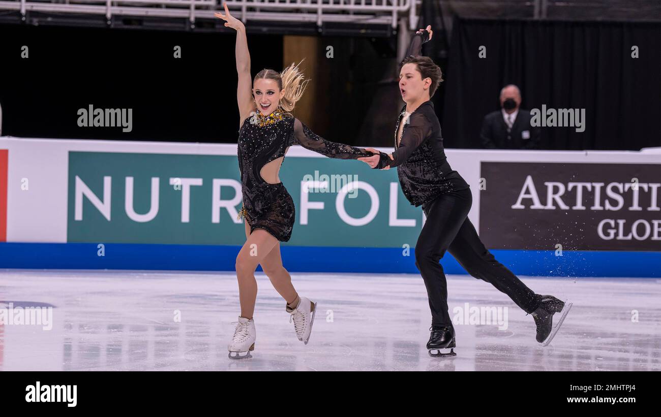 San Jose, USA. 26th Jan, 2023. Emilea Zingas and Vadym Kolesnik placed ...
