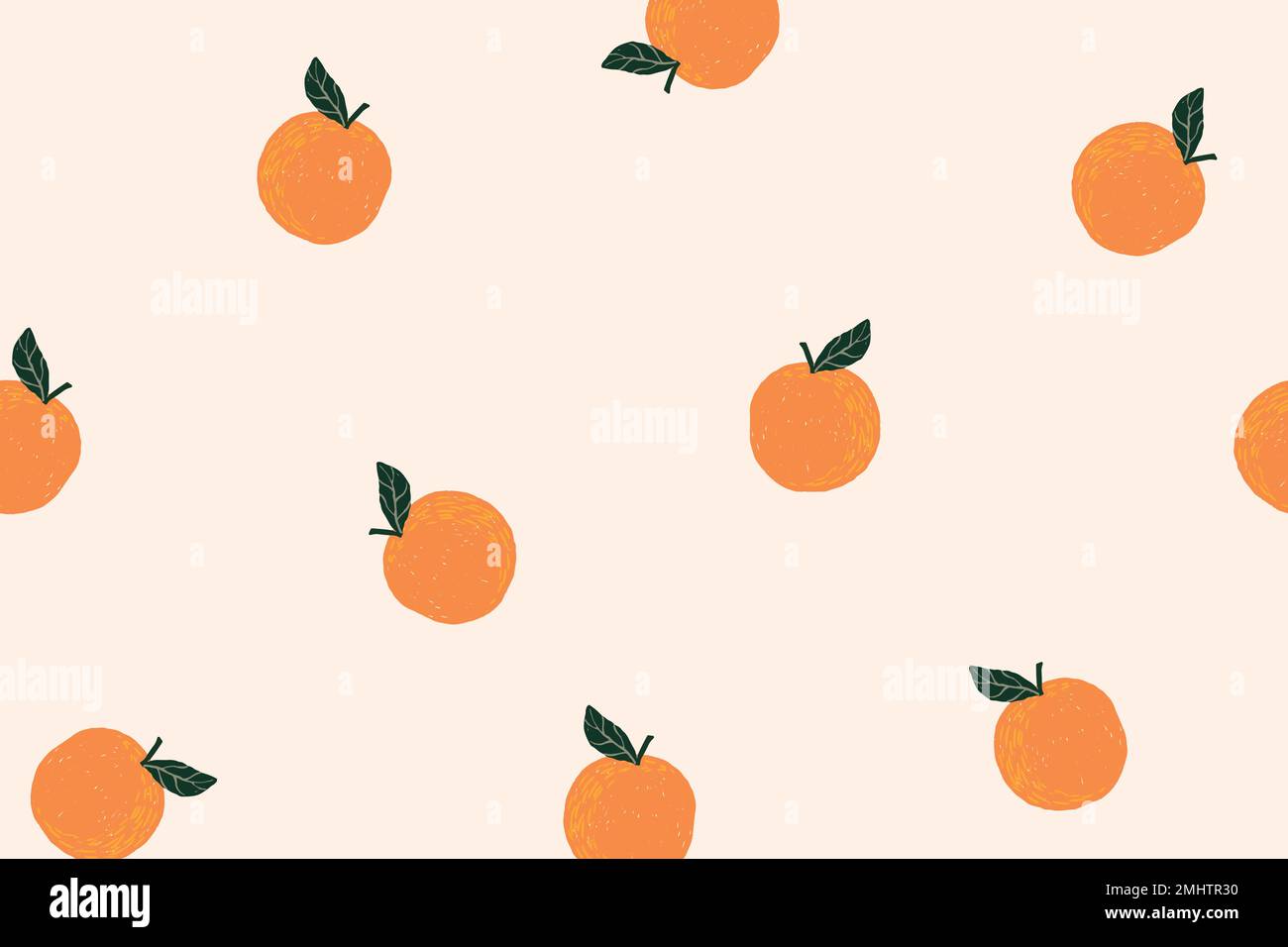 Orange background desktop wallpaper, cute vector Stock Vector Image ...