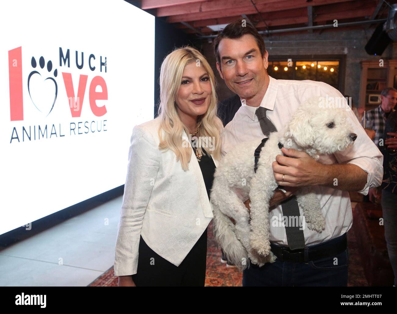 IMAGE DISTRIBUTED FOR THE MICROSOFT LOUNGE - Tori Spelling, left, and ...