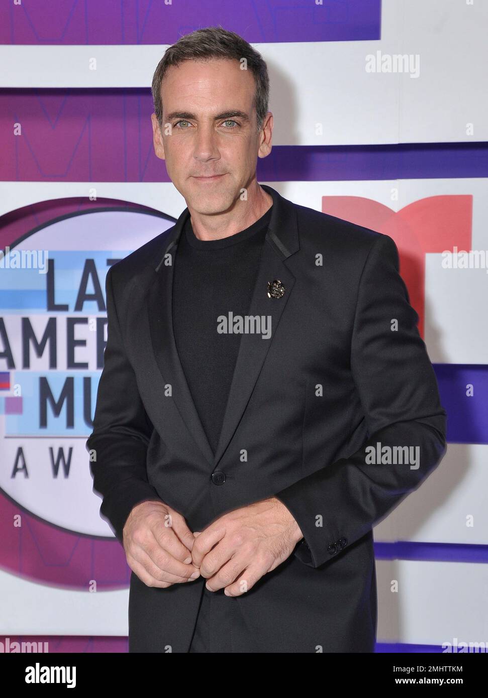 Carlos Ponce poses backstage at the Latin American Music Awards on ...