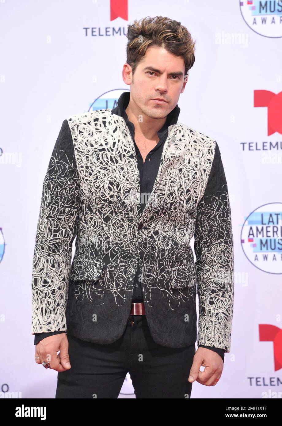 Ivan Arana arrives at the Latin American Music Awards on Thursday, Oct ...