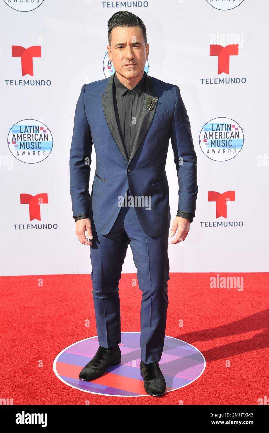 Jorge Bernal arrives at the Latin American Music Awards on Thursday ...