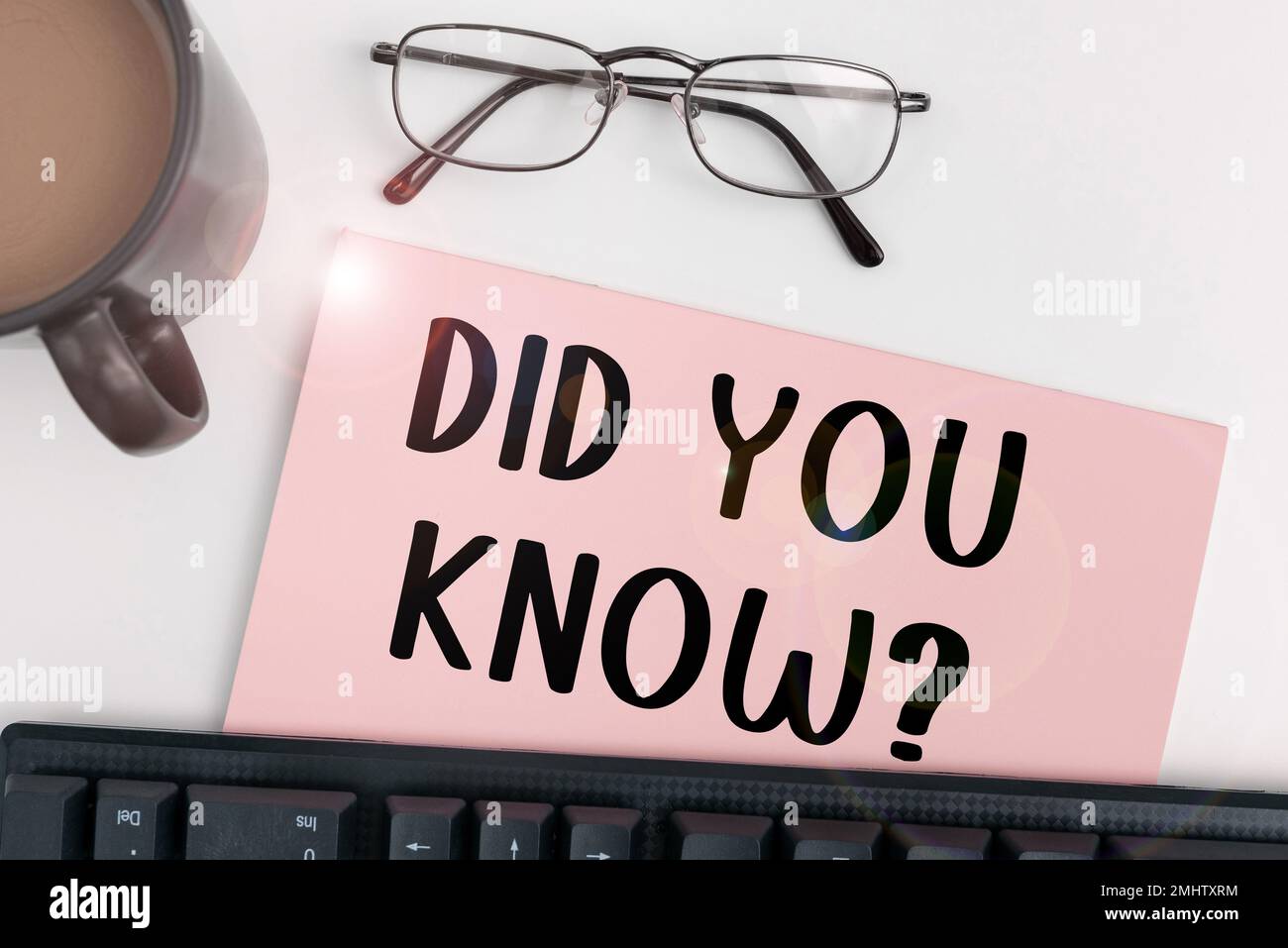 Text showing inspiration Did You Know. Business approach Fun Facts and ...