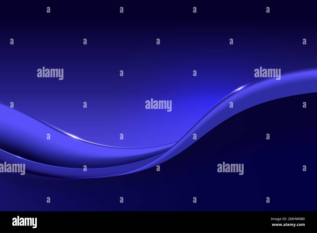 Blue desktop background, abstract wave design vector Stock Vector Image ...