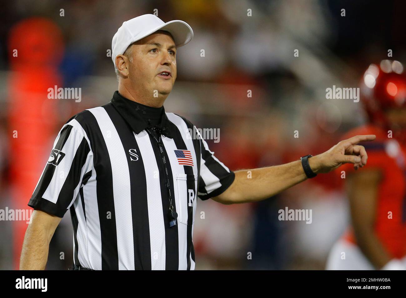 NCAA Referee Mike McCabe in the first half during an NCAA college ...