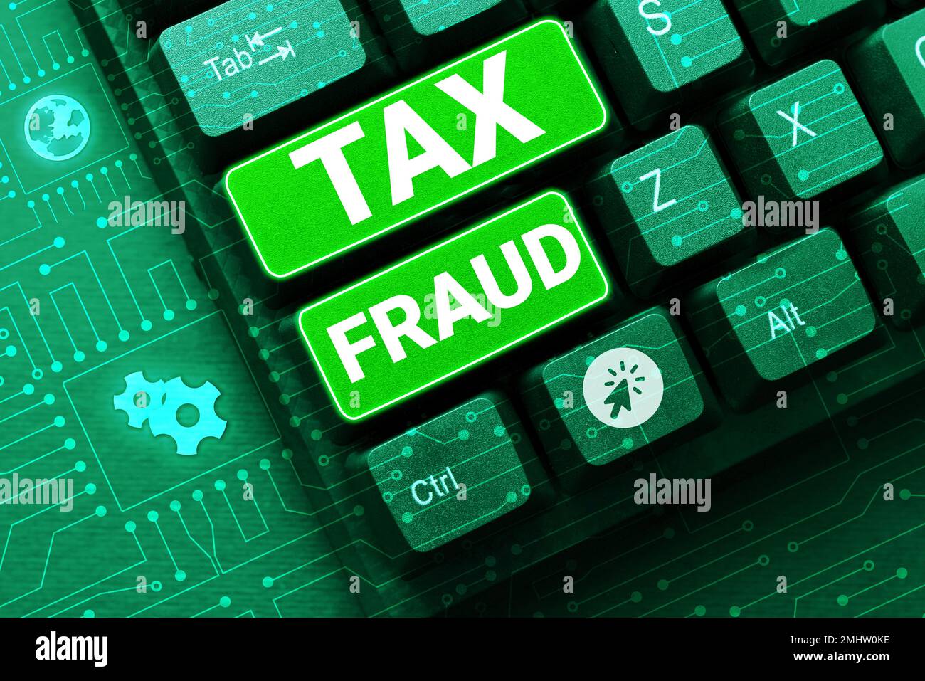 Hand writing sign Tax Fraud. Business idea entails cheating on a tax ...