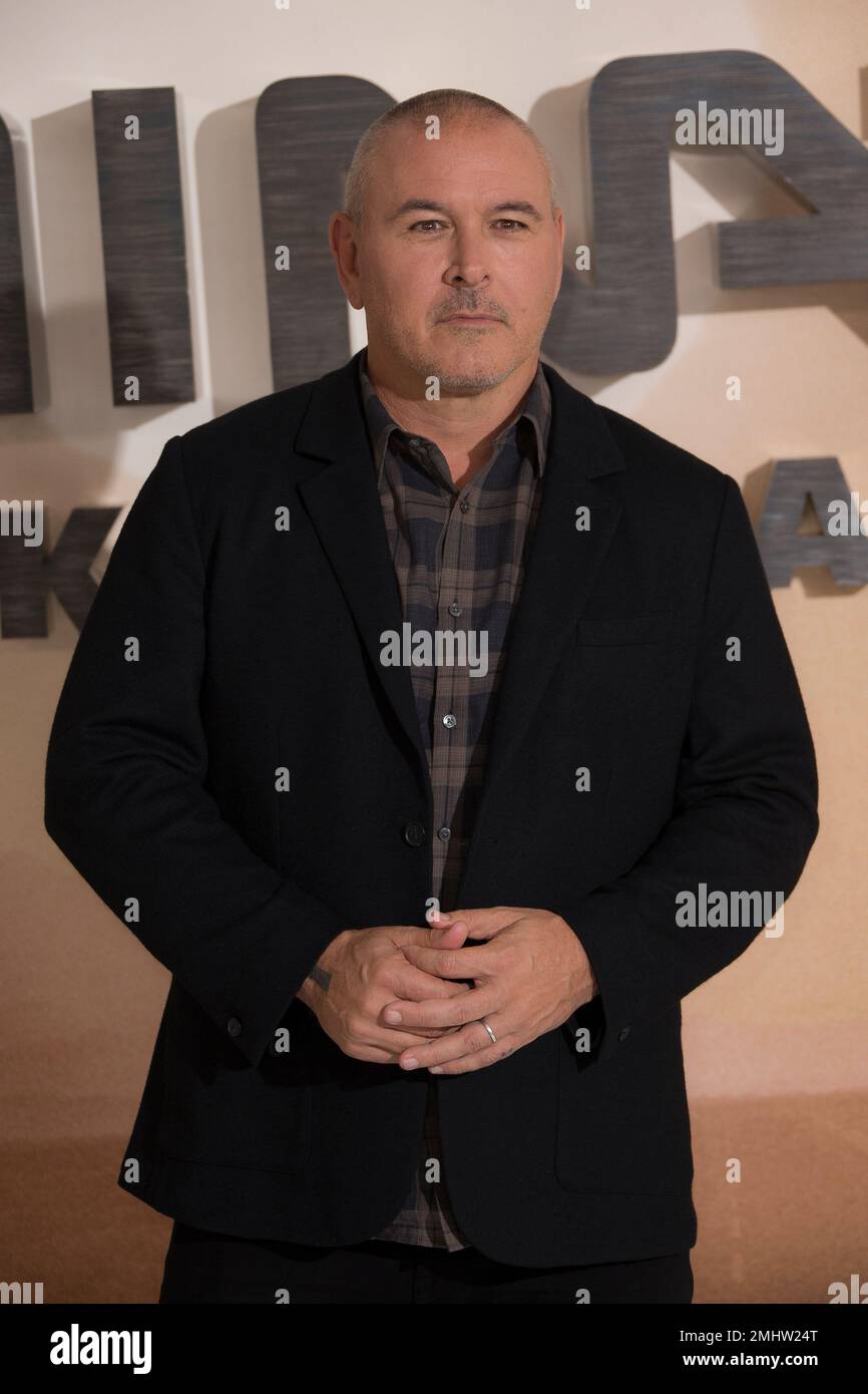 Director Tim Miller poses for photographers upon arrival at the photo ...