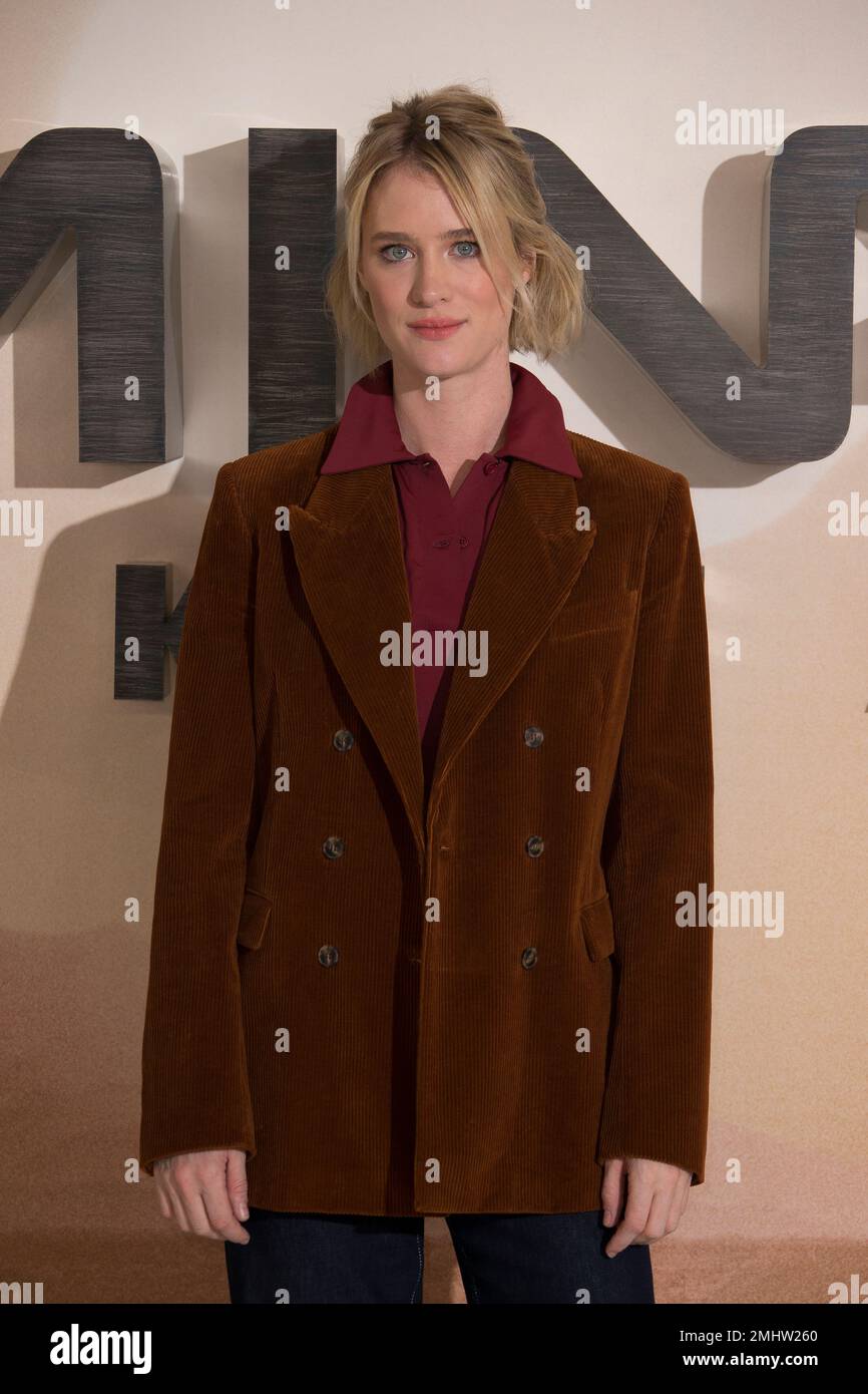 Mackenzie Davis poses for photographers upon arrival at the photo call ...