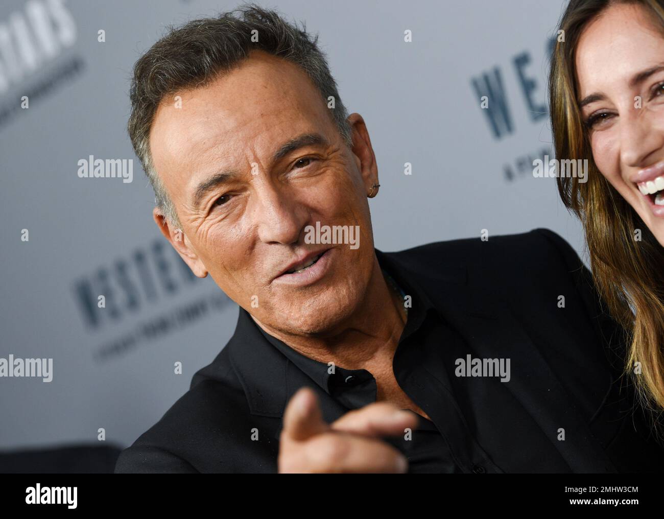 Singer-songwriter Bruce Springsteen, left, and daughter Jessica ...
