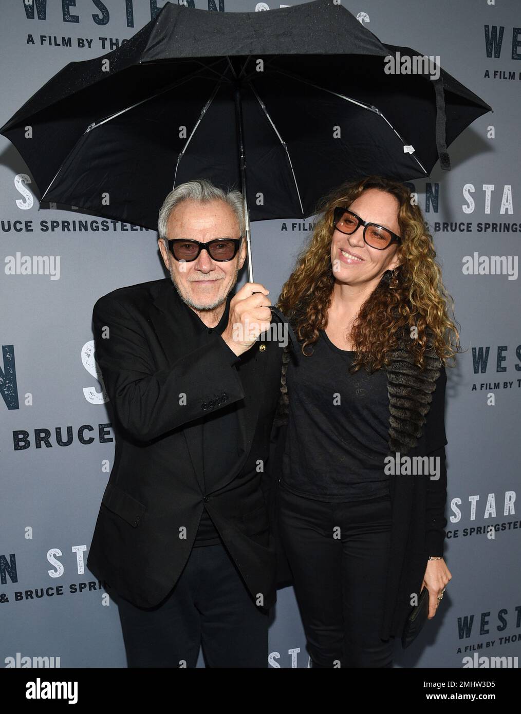 Actor Harvey Keitel, left, and wife Daphna Kastner attend the special ...