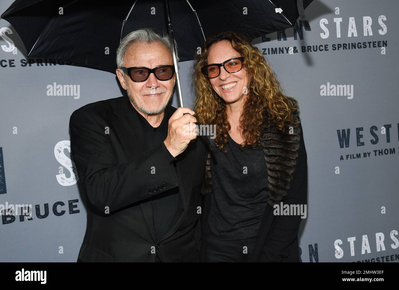 Actor Harvey Keitel, left, and wife Daphna Kastner attend the special ...