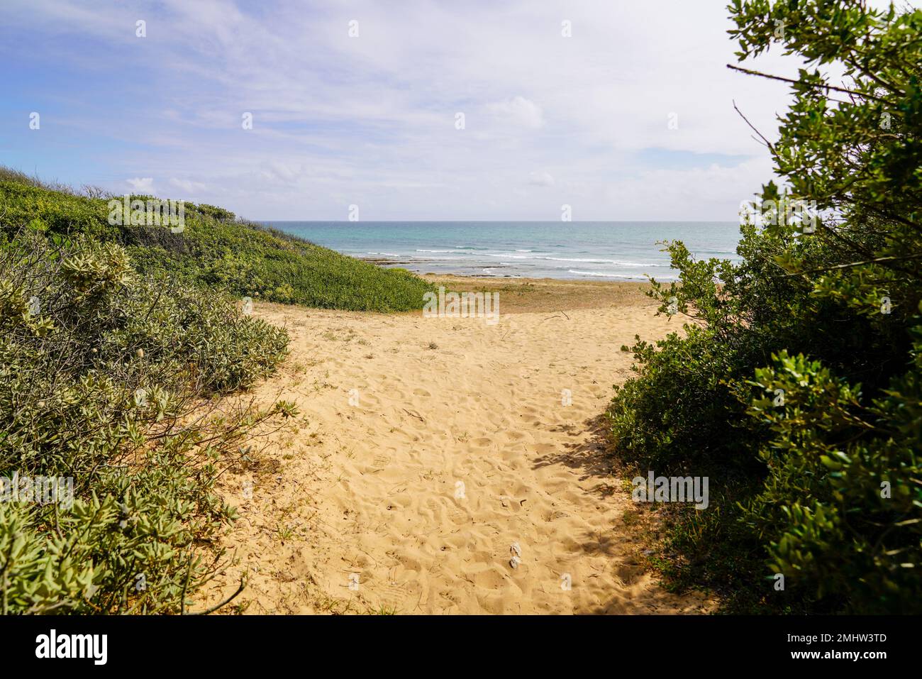 path access dune sandy beach vendee atlantic ocean France Stock Photo ...