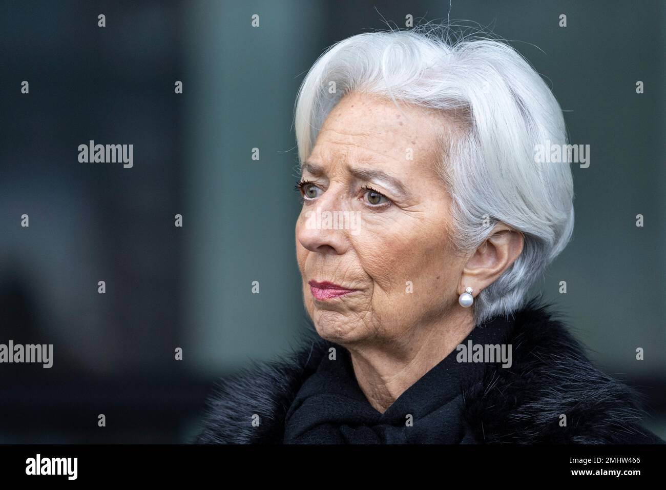 27 January 2023, Hesse, Frankfurt/Main: Christine Lagarde, ECB ...