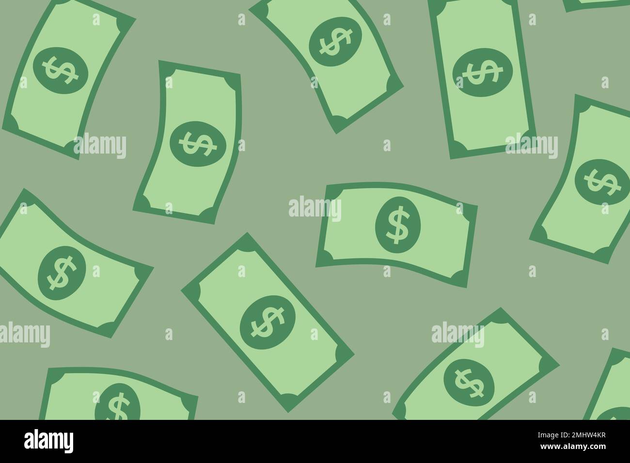 Dollar bill pattern background wallpaper, money vector finance ...