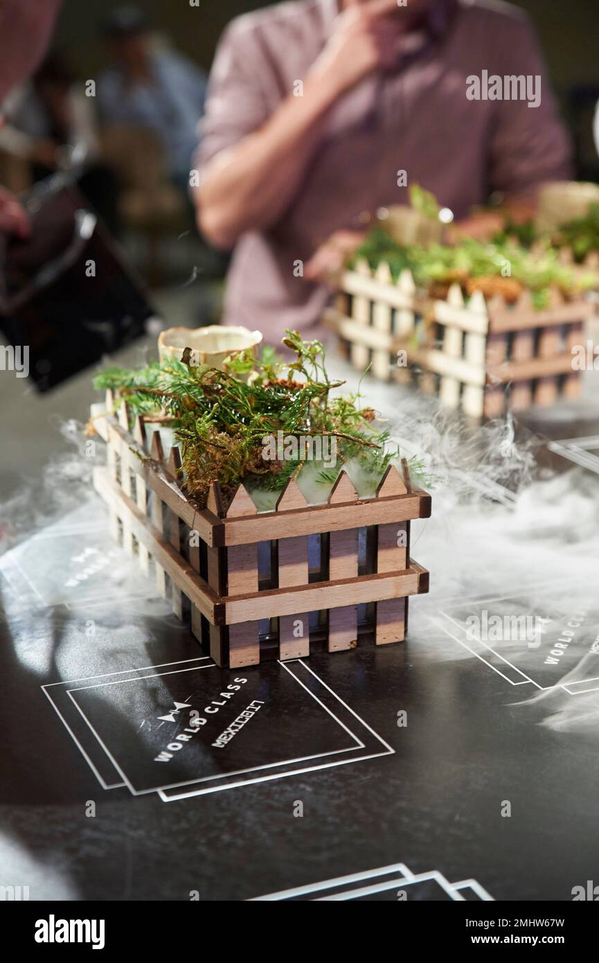 IMAGE DISTRIBUTED FOR WORLD CLASS - One of the cocktails on show at the ...