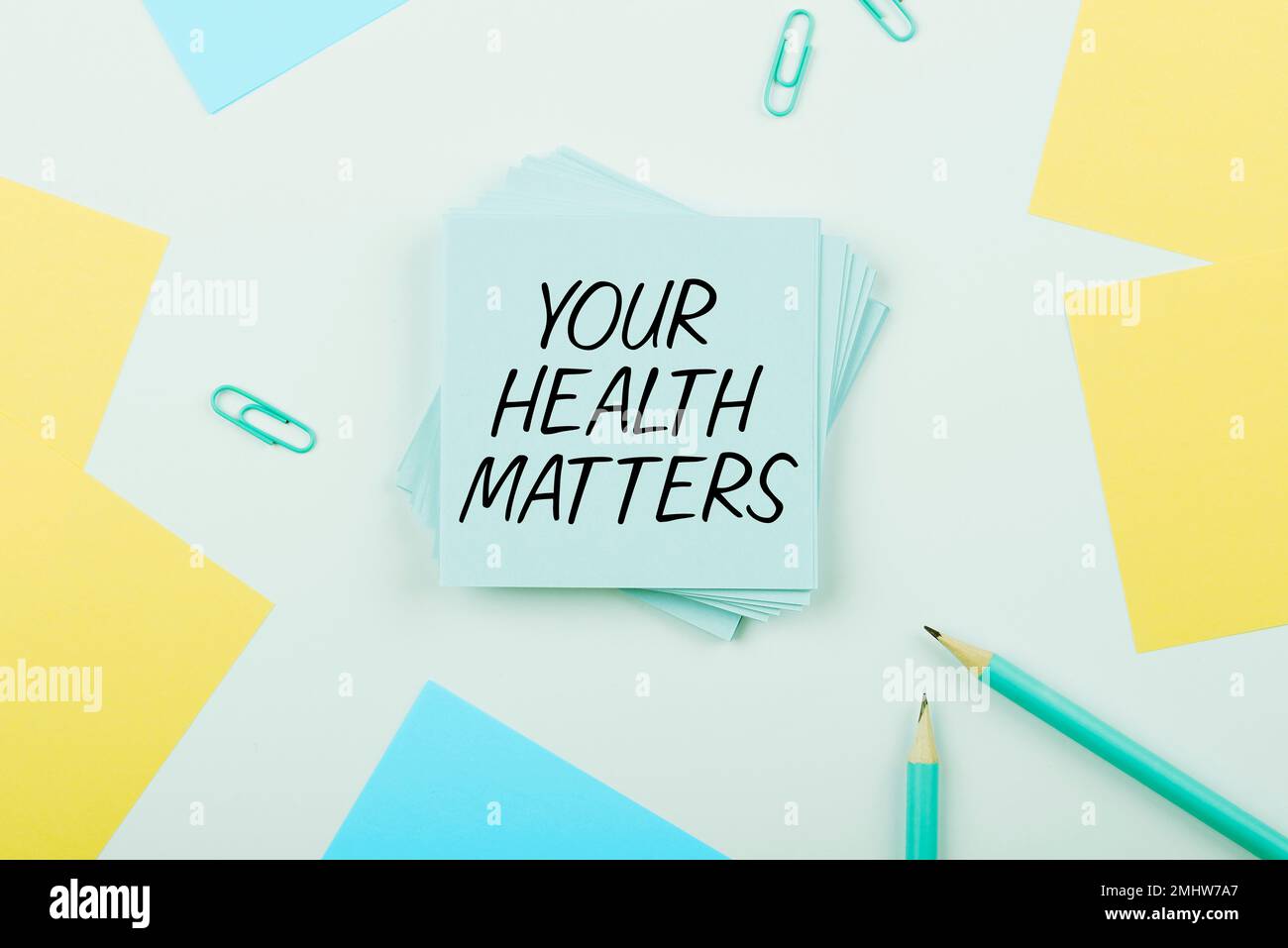 Hand writing sign Your Health Matters. Business overview good health is ...