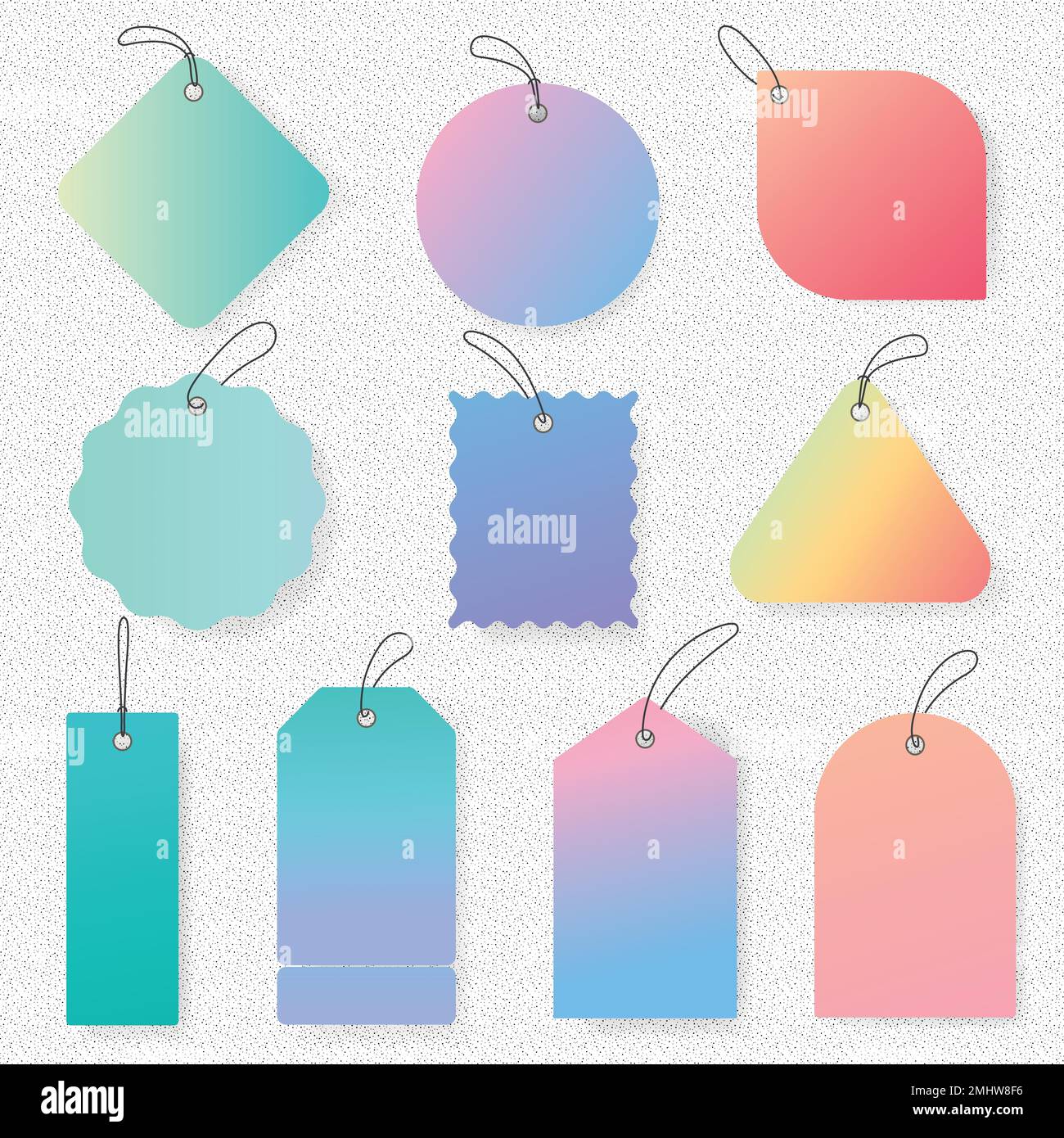 Colorful gradient badge clipart hi-res stock photography and images - Alamy