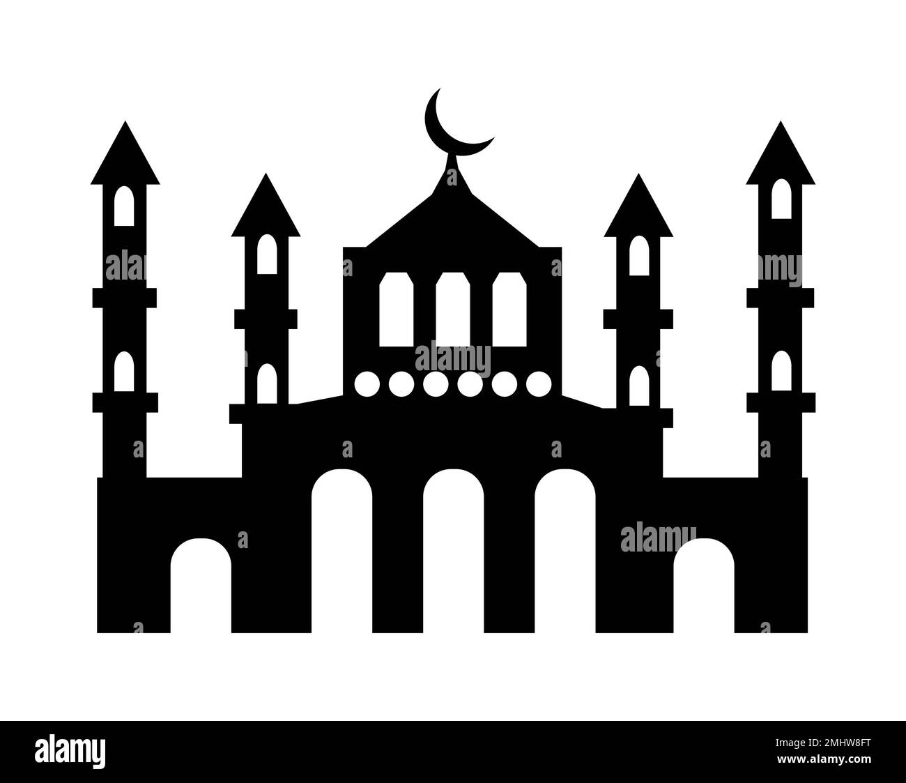 Ramadan mosque building silhouette These structures are also great for ...