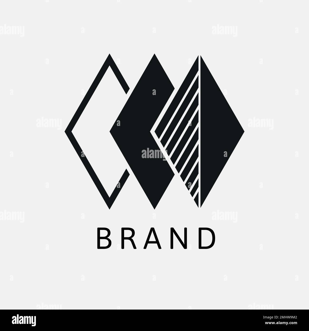 Minimal branding Stock Vector Images - Alamy