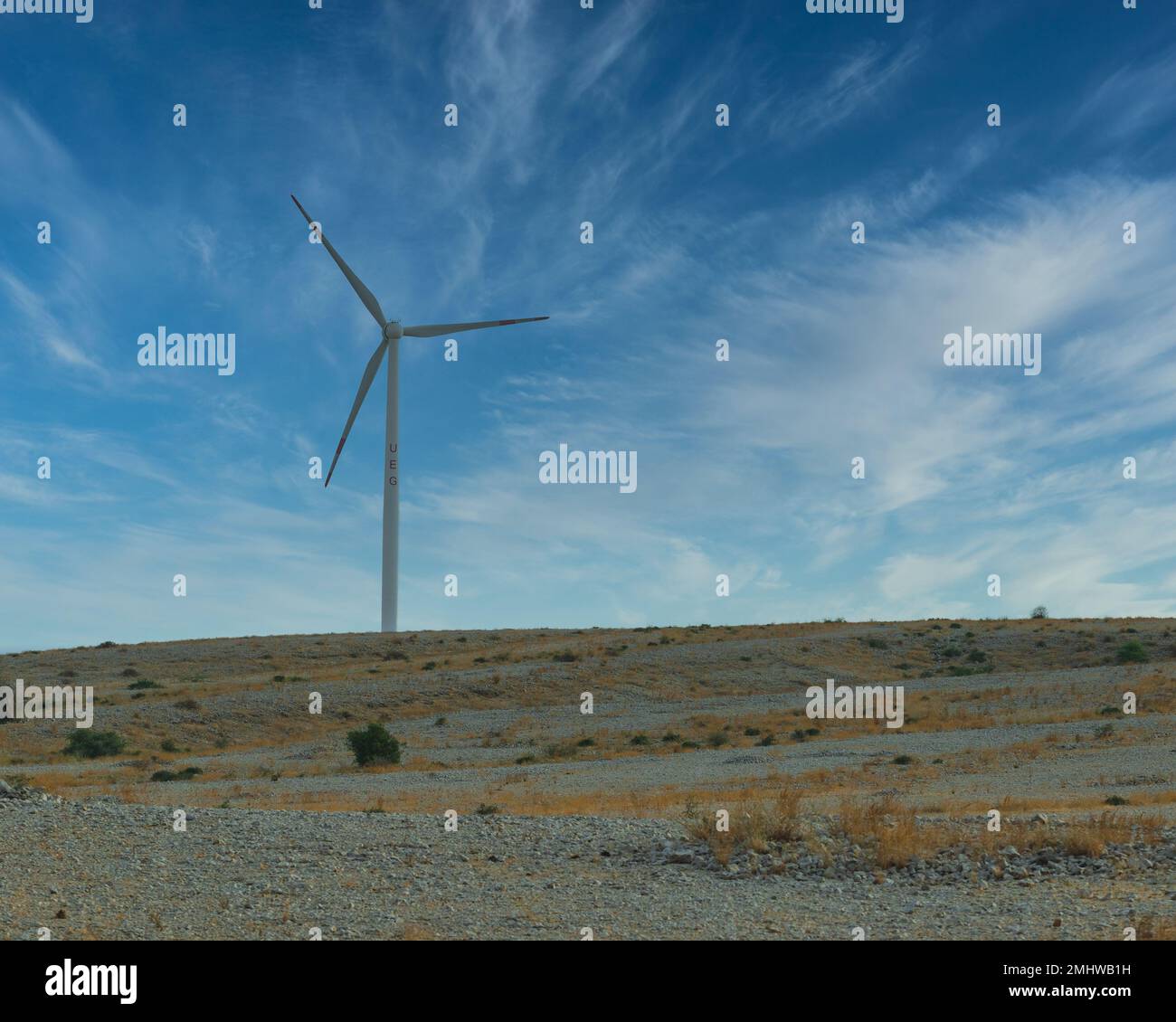 wind turbines with beautiful sunset sky, zorlu energy wind turbines ...