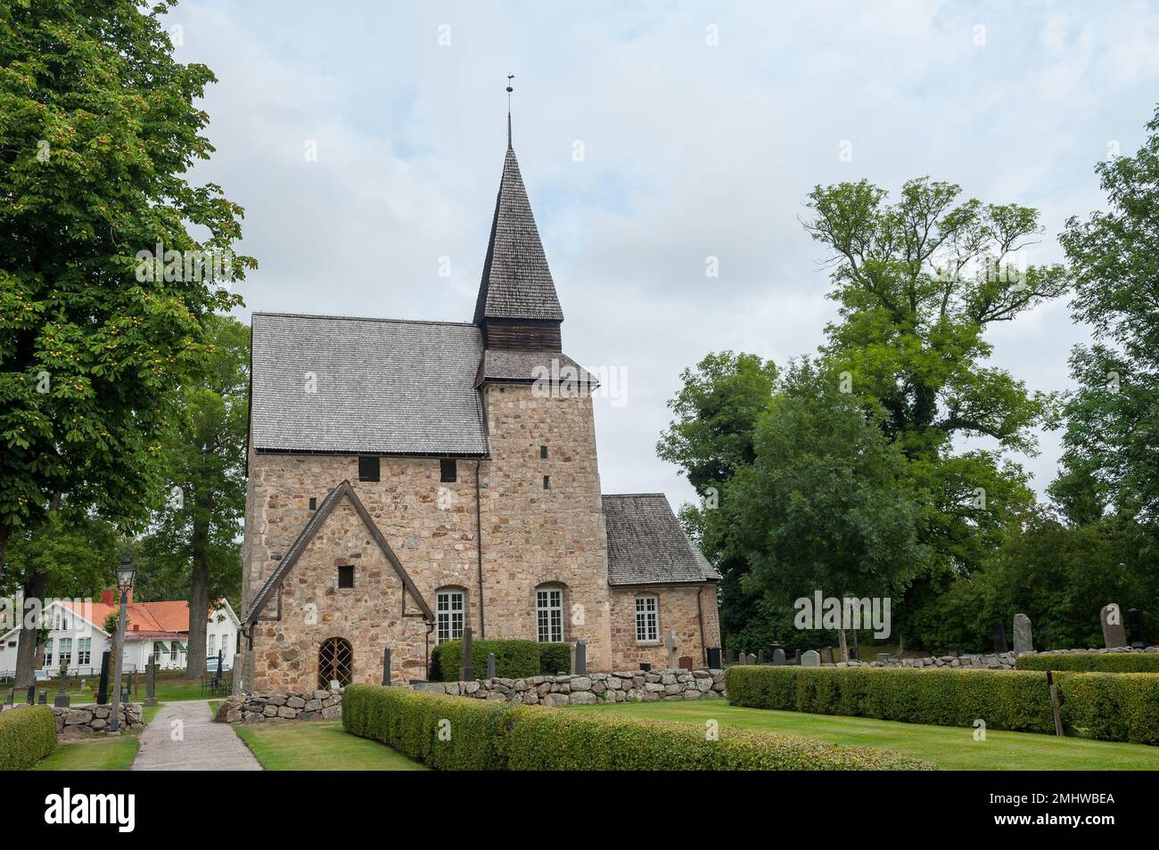 Church in Hossmo, Växjö Municipality, Kronoberg County, Sweden Stock ...