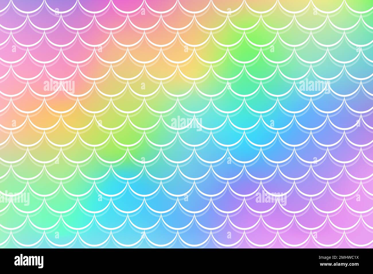 Mermaid rainbow background in fantasy style with scales. Unicorn ...