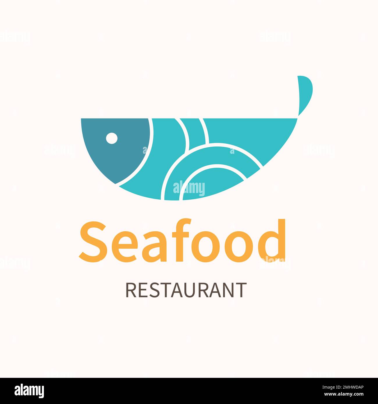 Restaurant logo, food business template for branding design vector ...