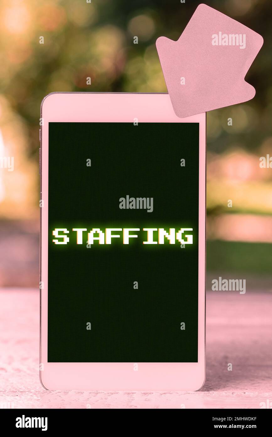 Conceptual display Staffing. Concept meaning The percentage of workers ...