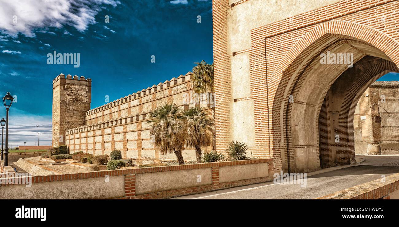 Arévalo Gate, City Wall and Towers, 13th Century Mudéjar Style, Spanish ...