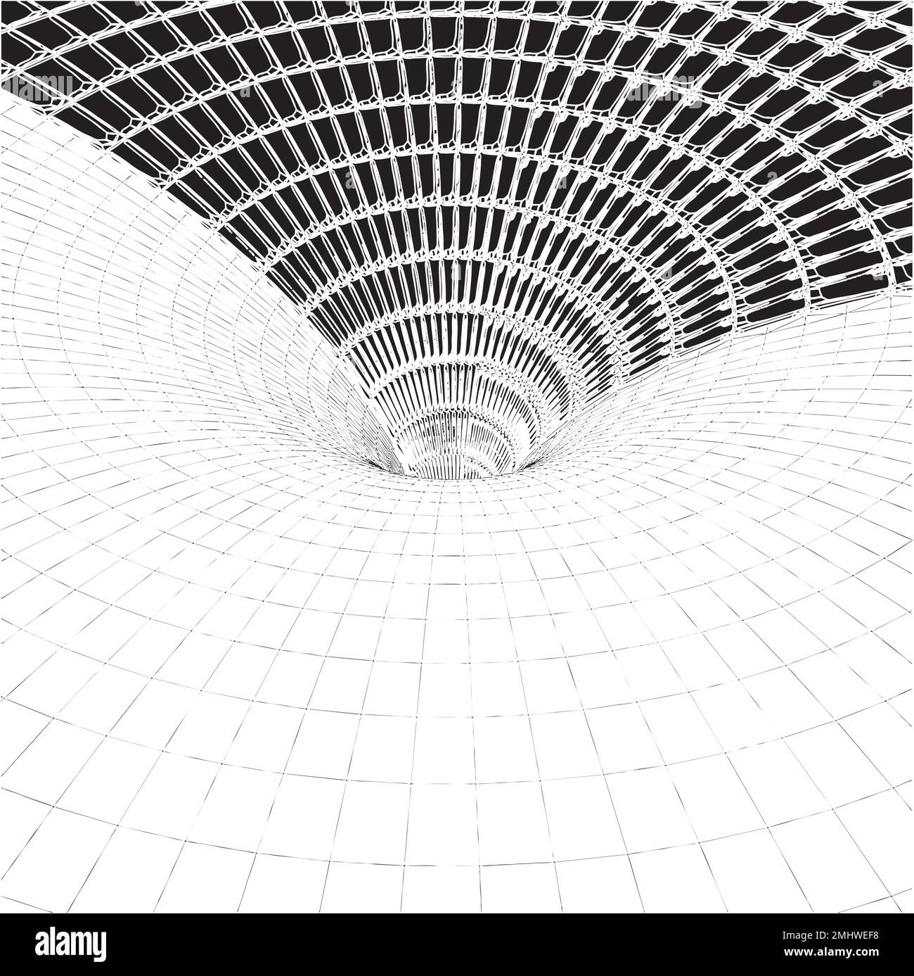 Abstract Tile And Grid Tunnel Constructions Structure Vector Stock Vector Image And Art Alamy