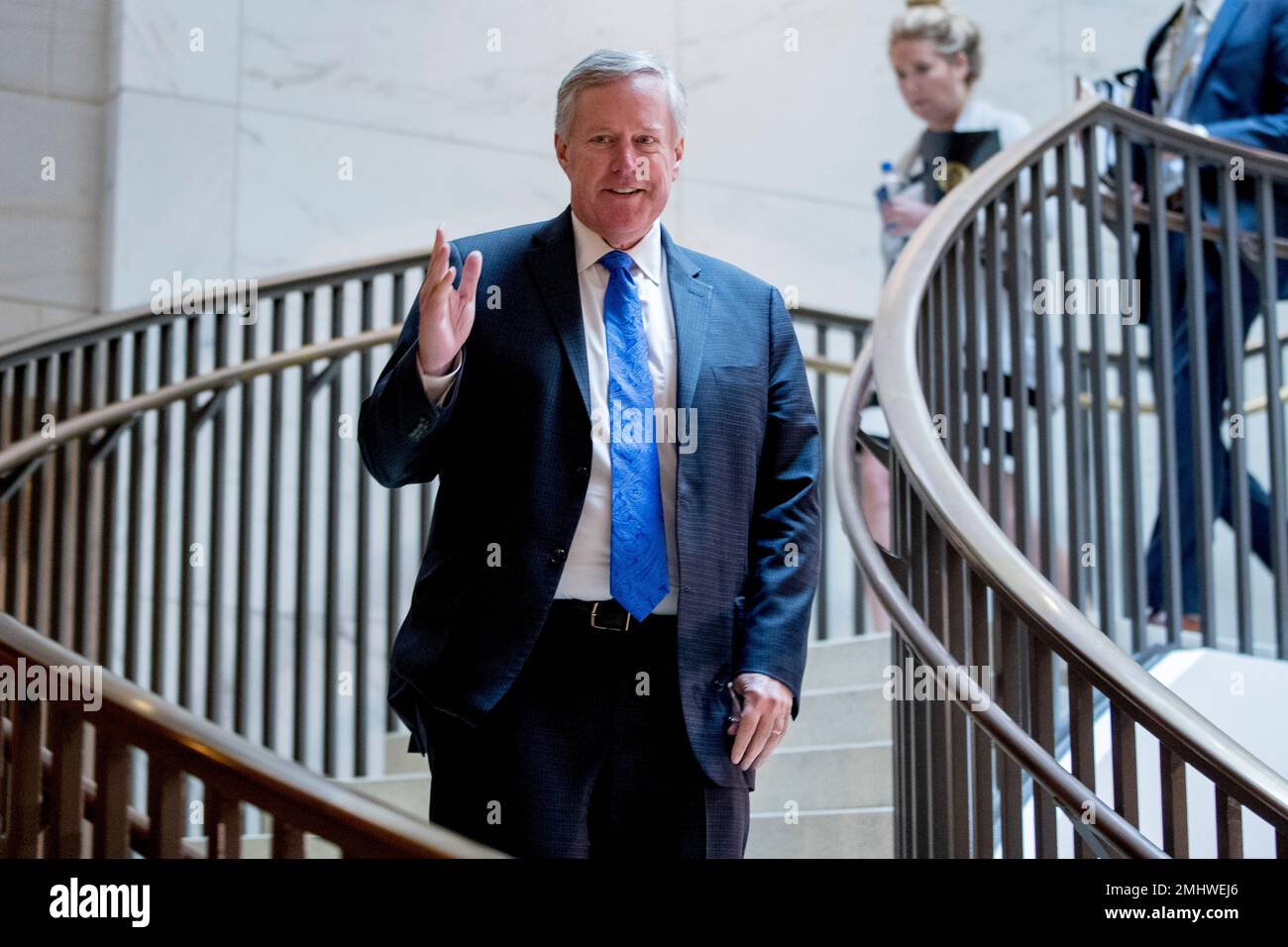 Rep. Mark Meadows, R-N.C., arrives for a closed door meeting on Capitol ...