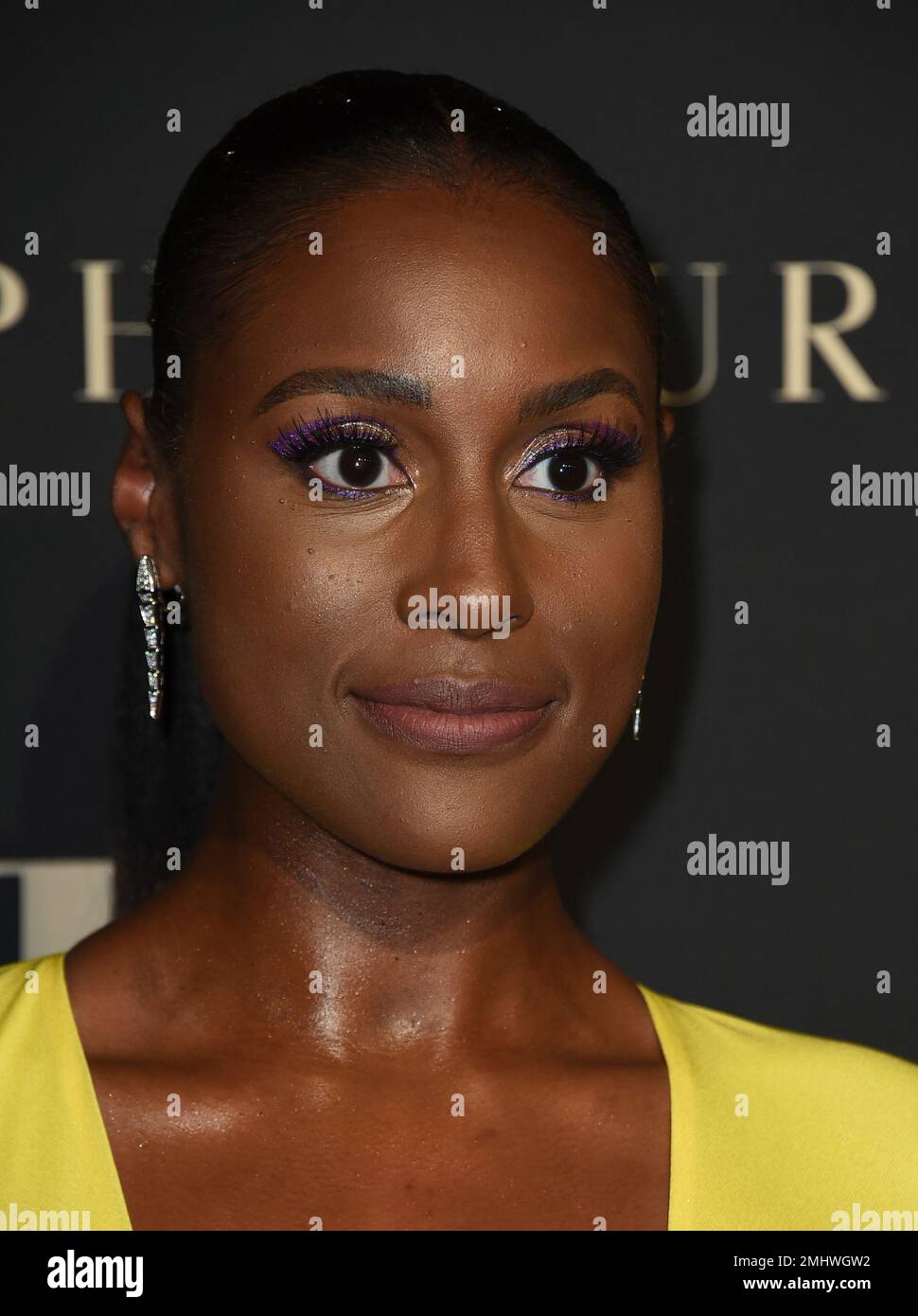 Issa Rae arrives at the 26th annual ELLE Women in Hollywood Celebration ...