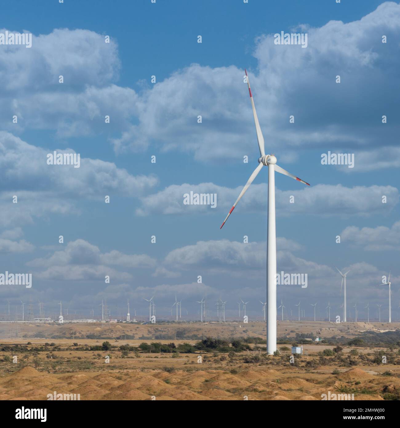 wind turbines with beautiful sunset sky, zorlu energy wind turbines ...