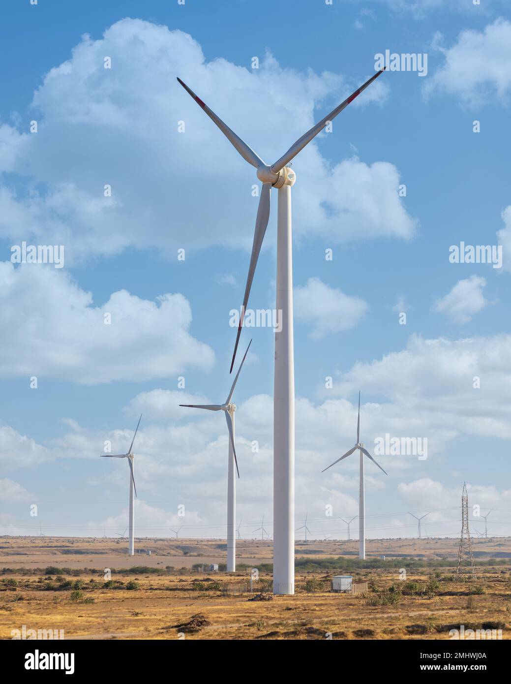 wind turbines with beautiful sunset sky, zorlu energy wind turbines ...