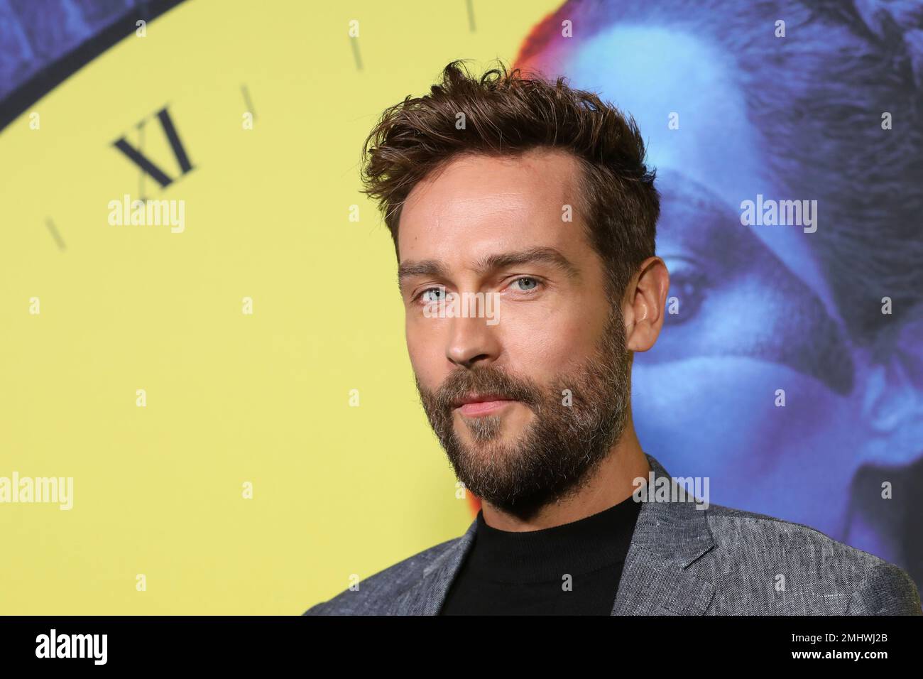 Tom Mison attends the "Watchmen," premiere at the Cinerama Dome, Monday ...