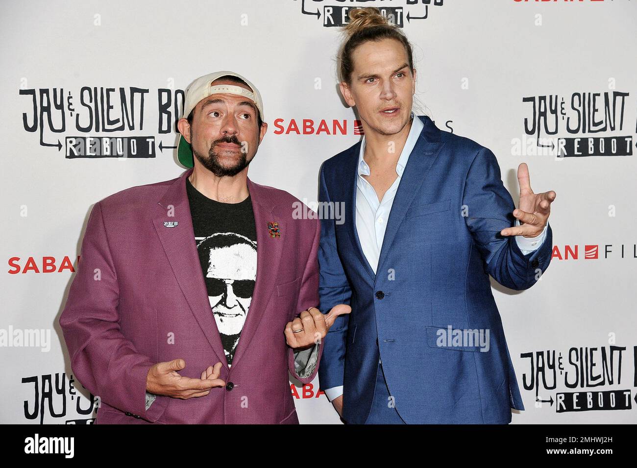 Kevin Smith, left, and Jason Mewes attend a special Screening of "Jay ...